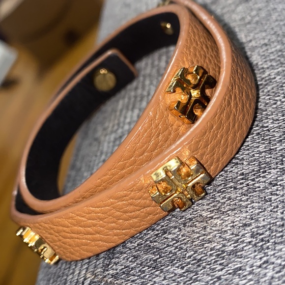 Tory Burch | Accessories | Tory Burch Leather Wrap Around Bracelet ...